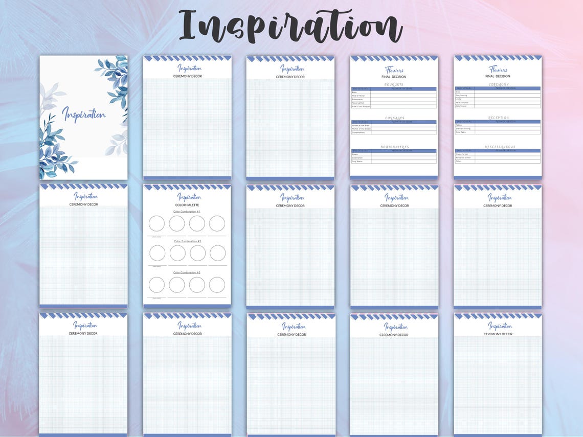 Wedding Planner Printable: Ultimate Planning Binder Template (PDF) - Etsy