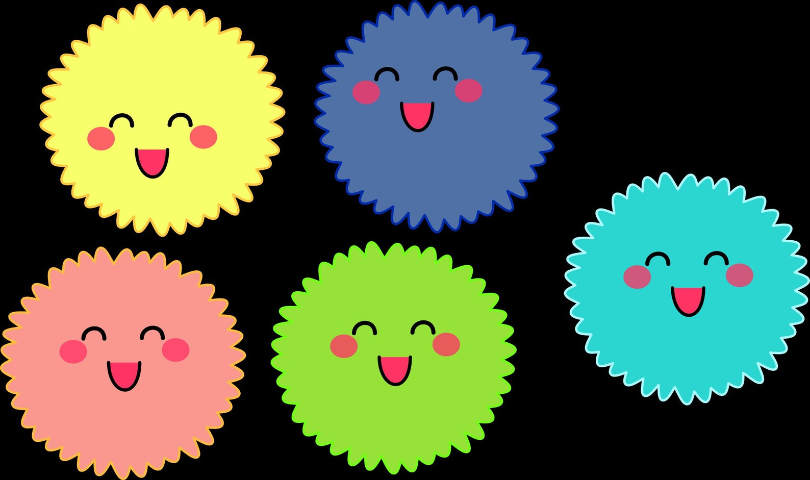 Cute Fuzzy Svg, Fuzzy Monster SVG, Silly Monsters, Monster Birthday ...