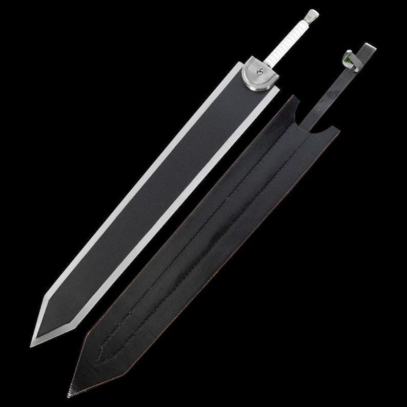 Berserk Guts Dragon Slayer Sword Replica | Black Edition Giant Anime ...