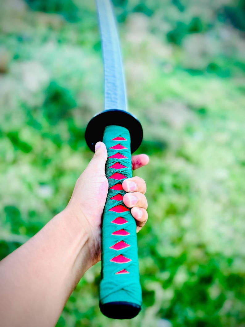 Custom Real Katana Samurai Sword Damascus Steel Japanese Sword Gift for ...