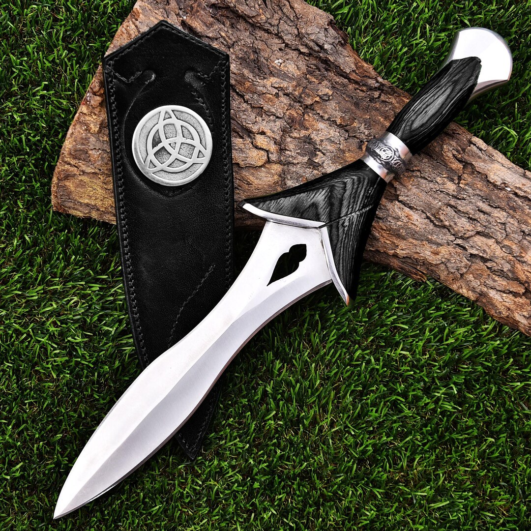 Handmade Fantasy Dagger | Celtic Dagger With Sheath | Decorative Knife ...