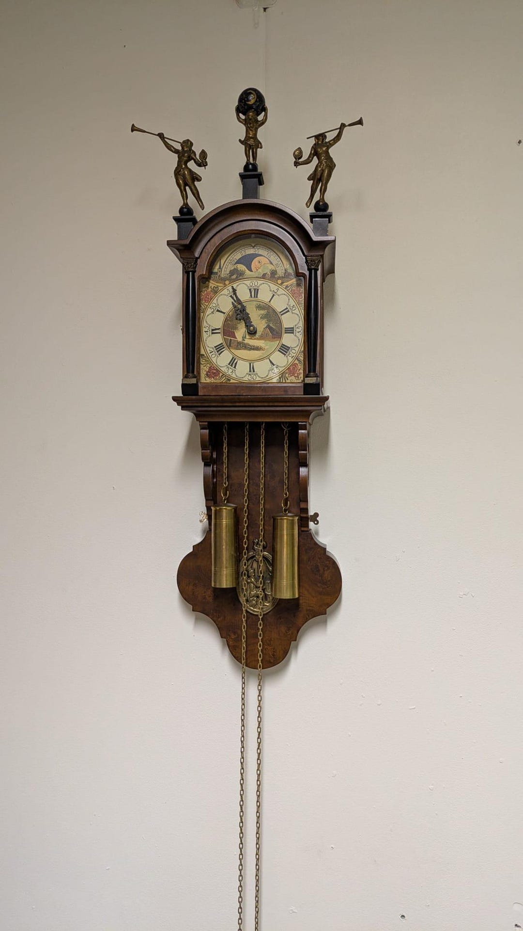 Beautiful Vintage Dutch Frisian Tail Clock by Wuba Warmink - Etsy