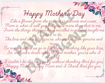 Printable Mother’s Day Cards | 1 Instant Download | Cute & Customizable ...