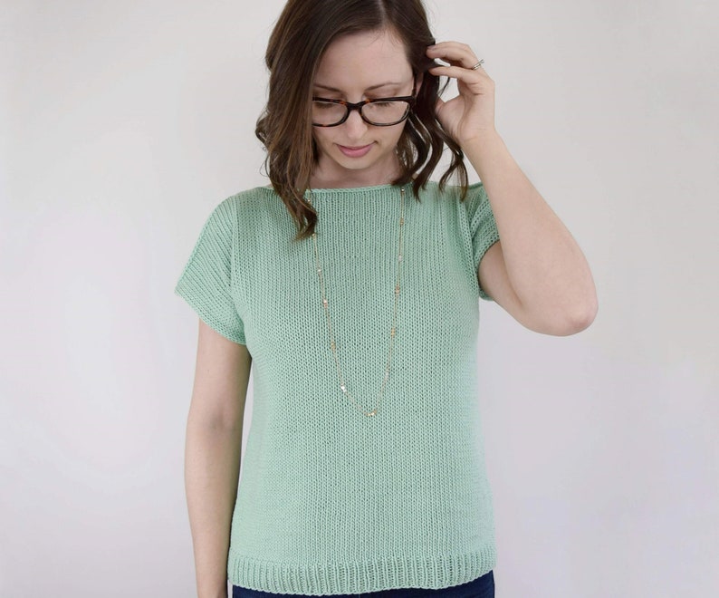Knitting Patterns // Shirt Knitting Pattern // Top Pattern // Cold ...
