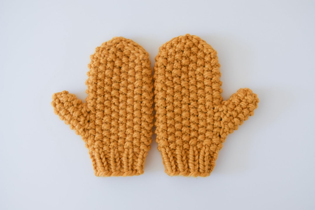 Mitten Pattern // Seed Stitch Mitten Pattern // Mitten Knitting Pattern ...