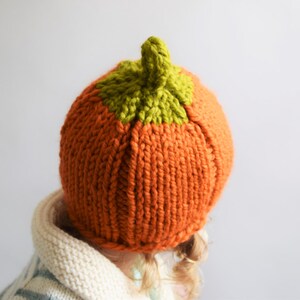Pumpkin Hat Knitting Pattern // Pumpkin Hat Pattern // Knitting ...