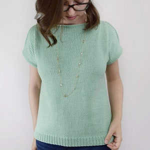 Knitting Patterns // Shirt Knitting Pattern // Top Pattern // Cold ...