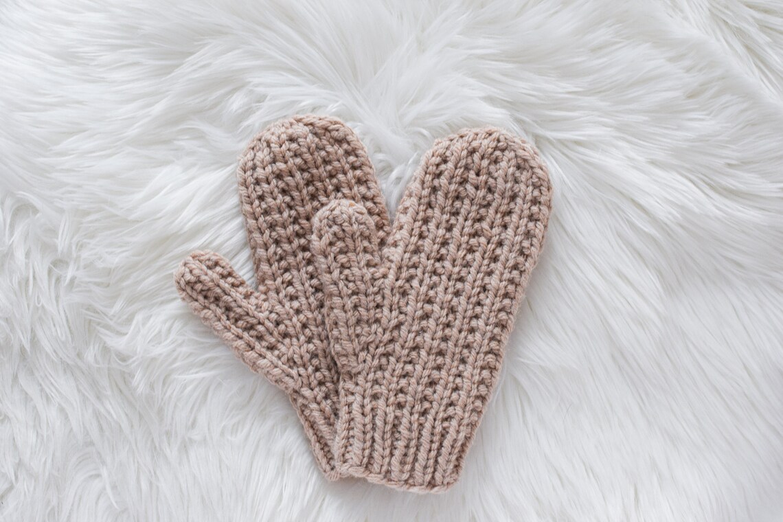 Waffle Knit Mittens Pattern: Child to Adult Sizes (PDF Pattern) - Etsy