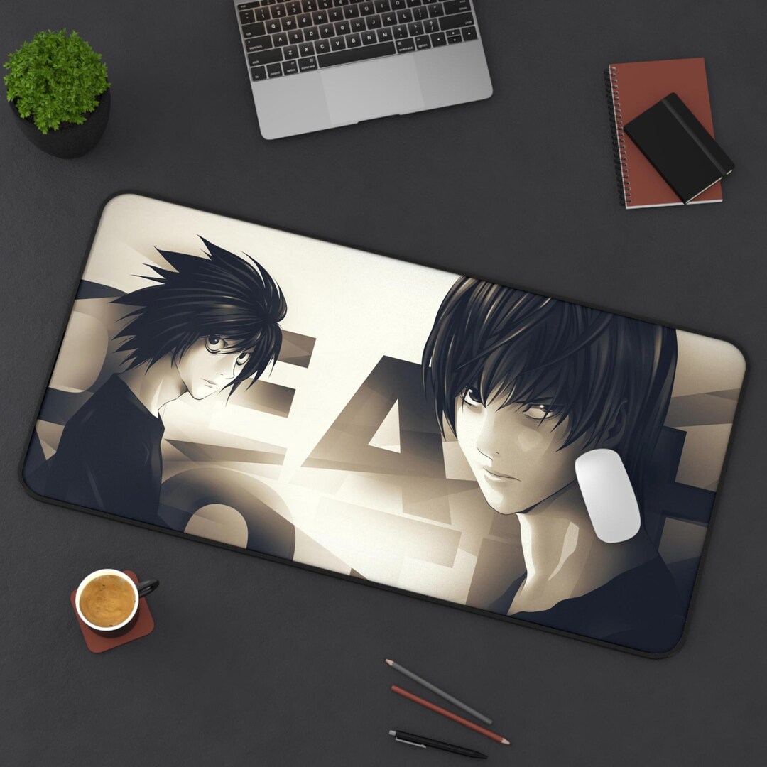 Death Note Desk Mat, Anime Desk Mat, Gaming Desk Mat, Death Note ...