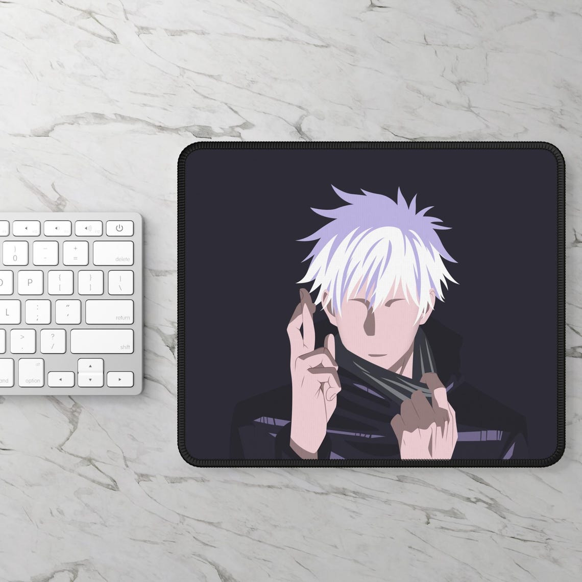 Anime Gaming Mouse Pad, JJK Satoru Gojo Desk Mat, Non-slip Rubber ...