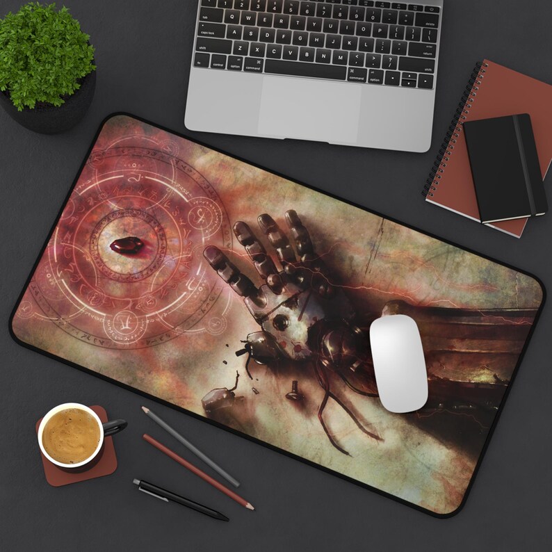 Fullmetal Alchemist Alchemy Desk Mat Anime Gaming Mouse Pad, Large ...