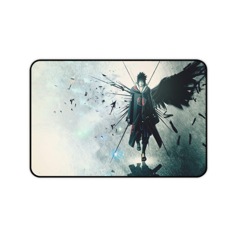 Naruto Sasuke Desk Mat Anime Gaming Desk Pad, Large Mouse Pad for ...