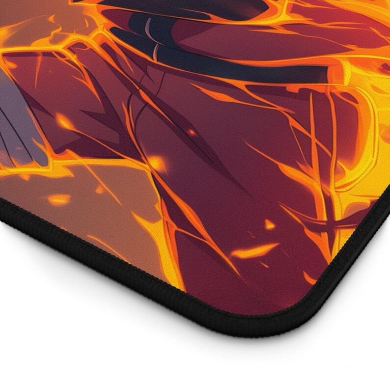 Anime Desk Mat, Naruto Sasuke Design, Gaming Pad, Keyboard Mouse Pad ...