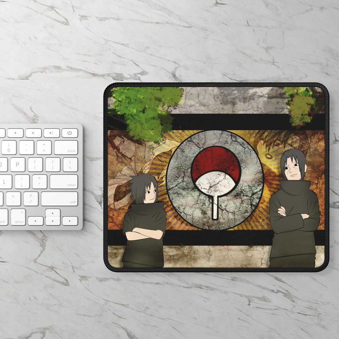 Naruto Sasuke & Itachi Gaming Mouse Pad, Anime Gaming Mouse Pad, Naruto ...