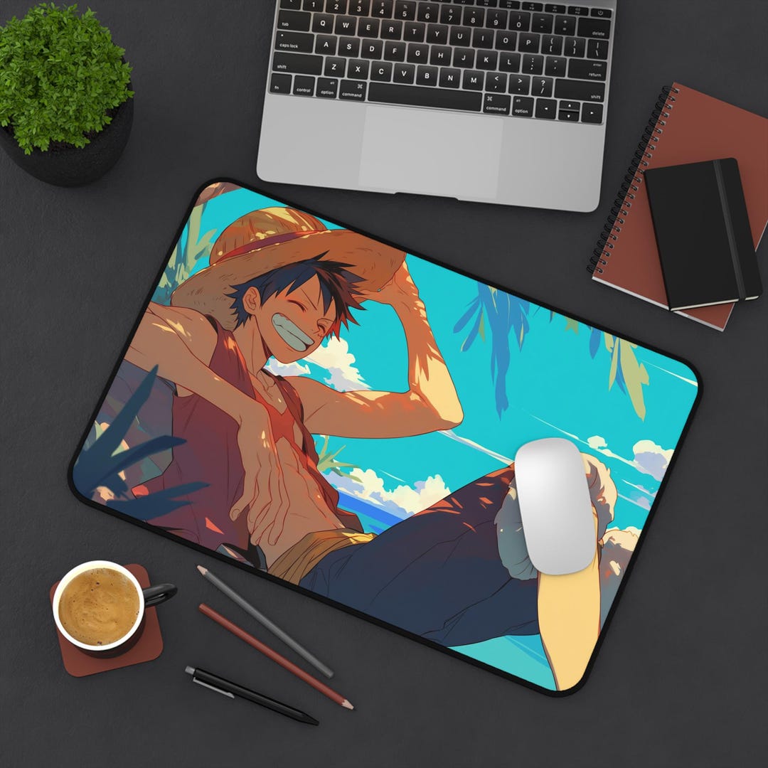 Anime Desk Mat, Monkey D Luffy One Piece Desk Pad for Office and Gaming ...
