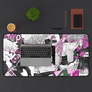 Jujutsu Kaisen Desk Mat Anime Gaming Desk Pad, Large Desk Protector ...
