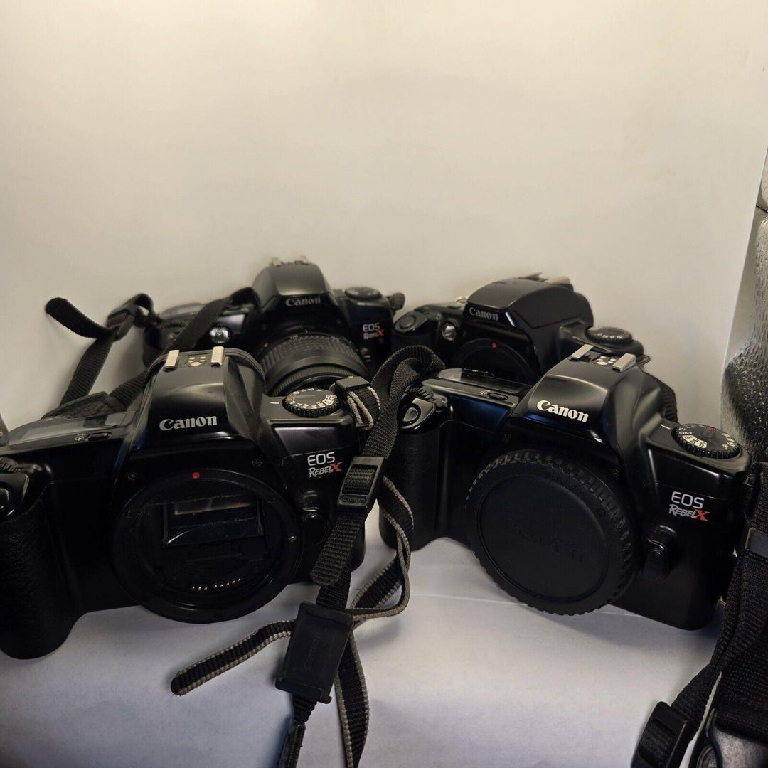Canon EOS Rebel X S Body & Lens SLR Film Camera W/ Lens and Body TESTED ...
