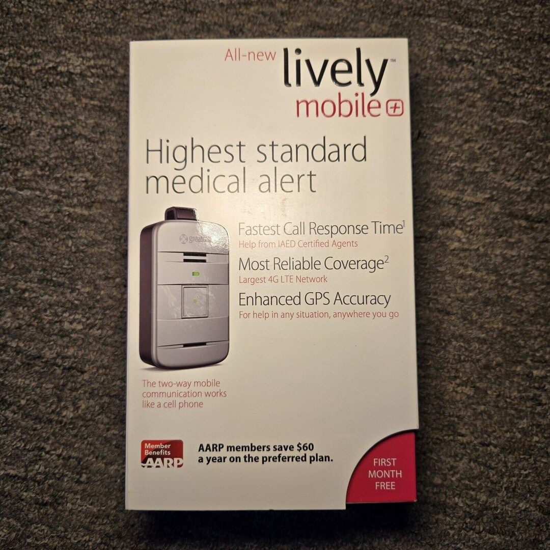 Lively Mobile Plus All-in-one Emergency Alert System Device for Seniors ...