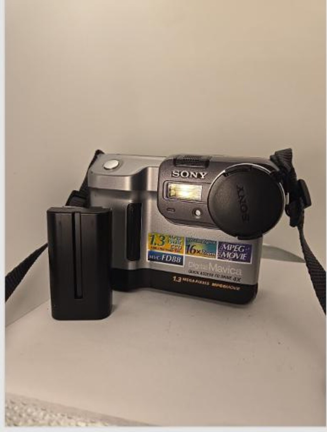 Vintage Sony Mavica MVC-FD88 Digital Camera Bundle tested W/battery - Etsy