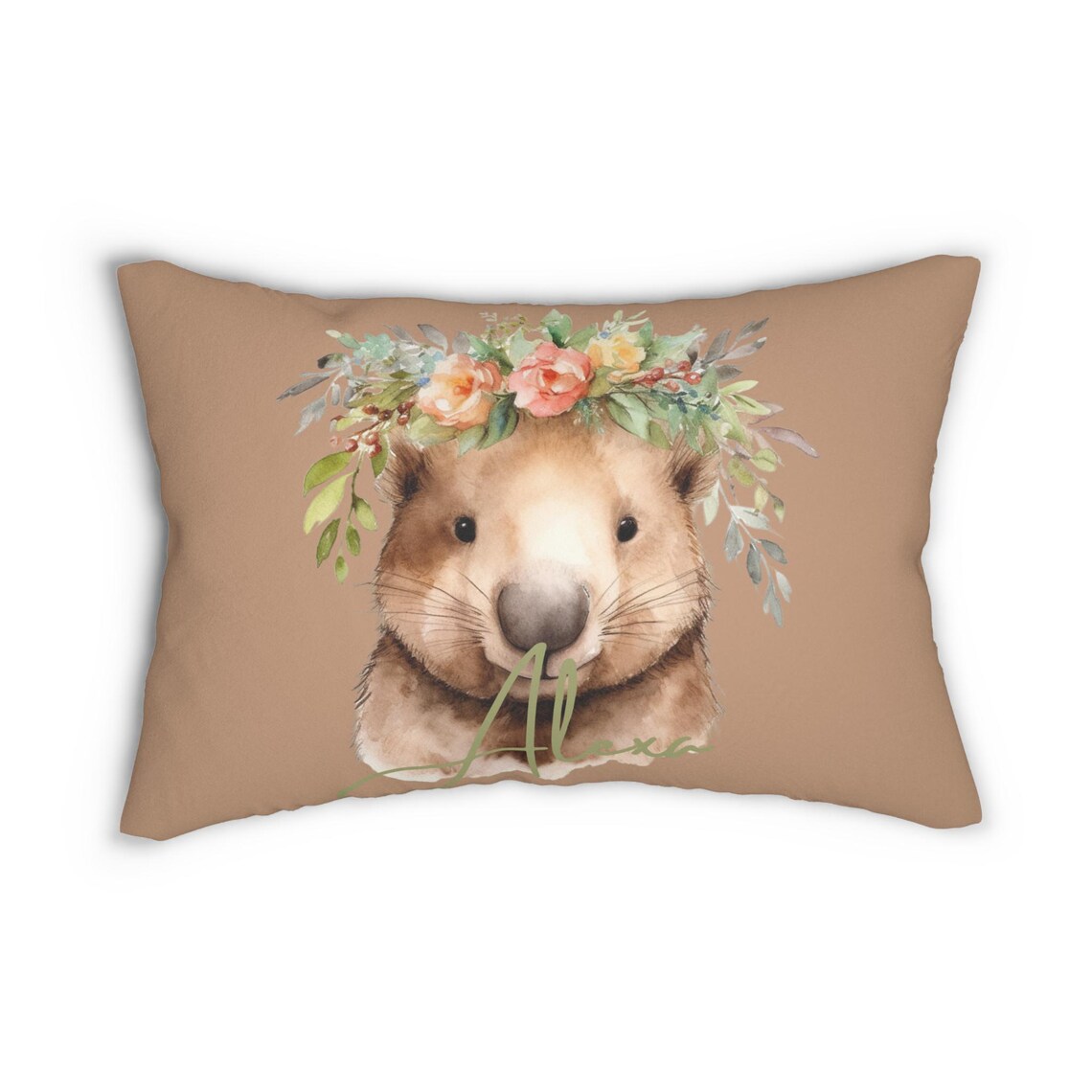 Custom Capybara Lumbar Pillow, Nursery Rocking Chair Decor - Etsy