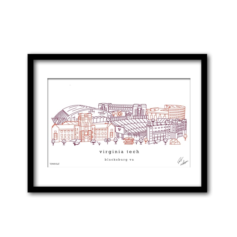 Virginia Tech Prints - Etsy