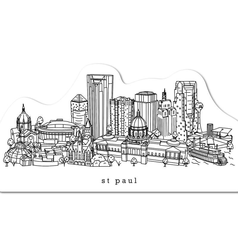 St Paul Mn Stickers - Etsy