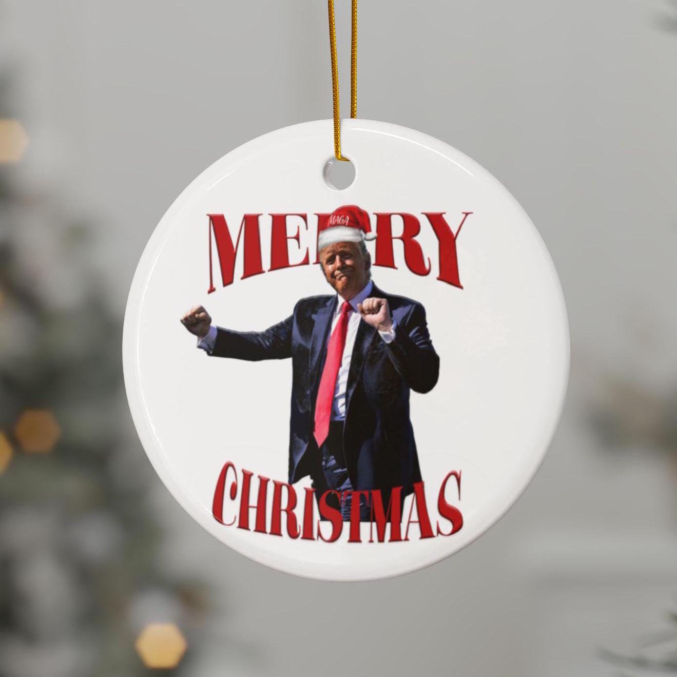 Dancing Trump Ornament, Christmas Republican Ornament, Conservative ...
