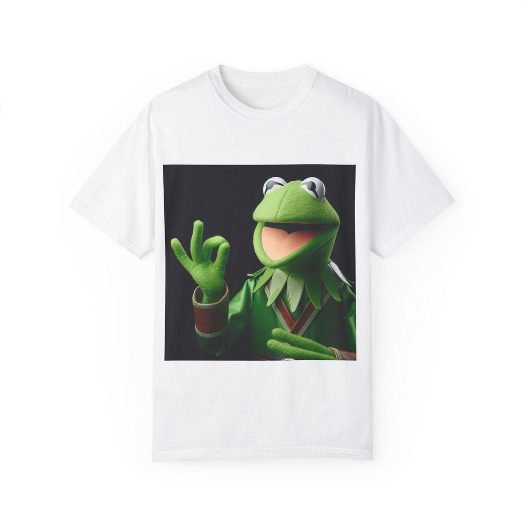 The Muppets Kermit Vintage Portrait Unisex Tee Shirt, Retro Disney Big ...