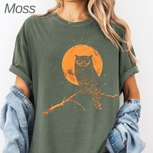 Vintage Owl Tshirt, Owl Shirt, Comfort Colors Tee. - Etsy