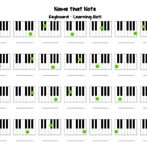 Music Learning - Note Naming Bundle - Music Theory - Learn Piano ...