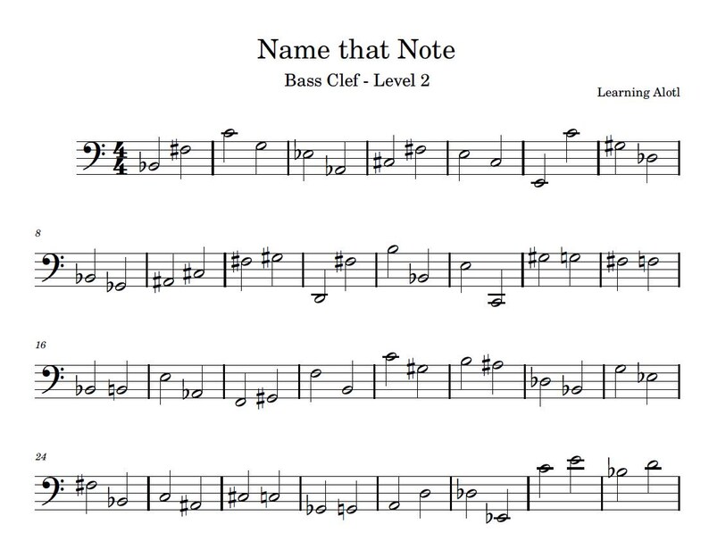 Music Learning - Note Naming Bundle - Music Theory - Learn Piano ...