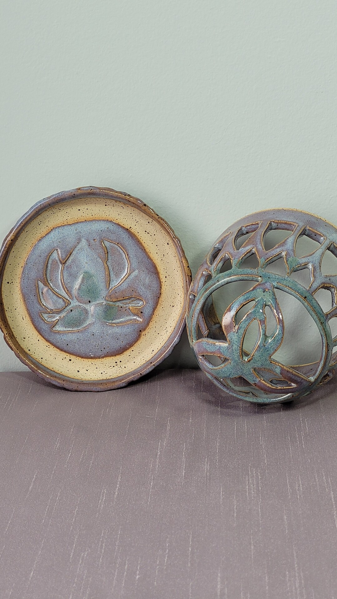 Artisan Sculpted Tea Light/ Candle Chandelier With Lotus Motif - Etsy