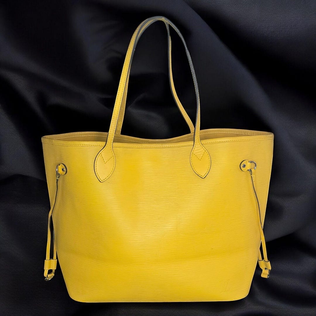 LOUIS VUITTON Neverfull MM – Epi Leather Yellow, Luxury Tote Bag ...