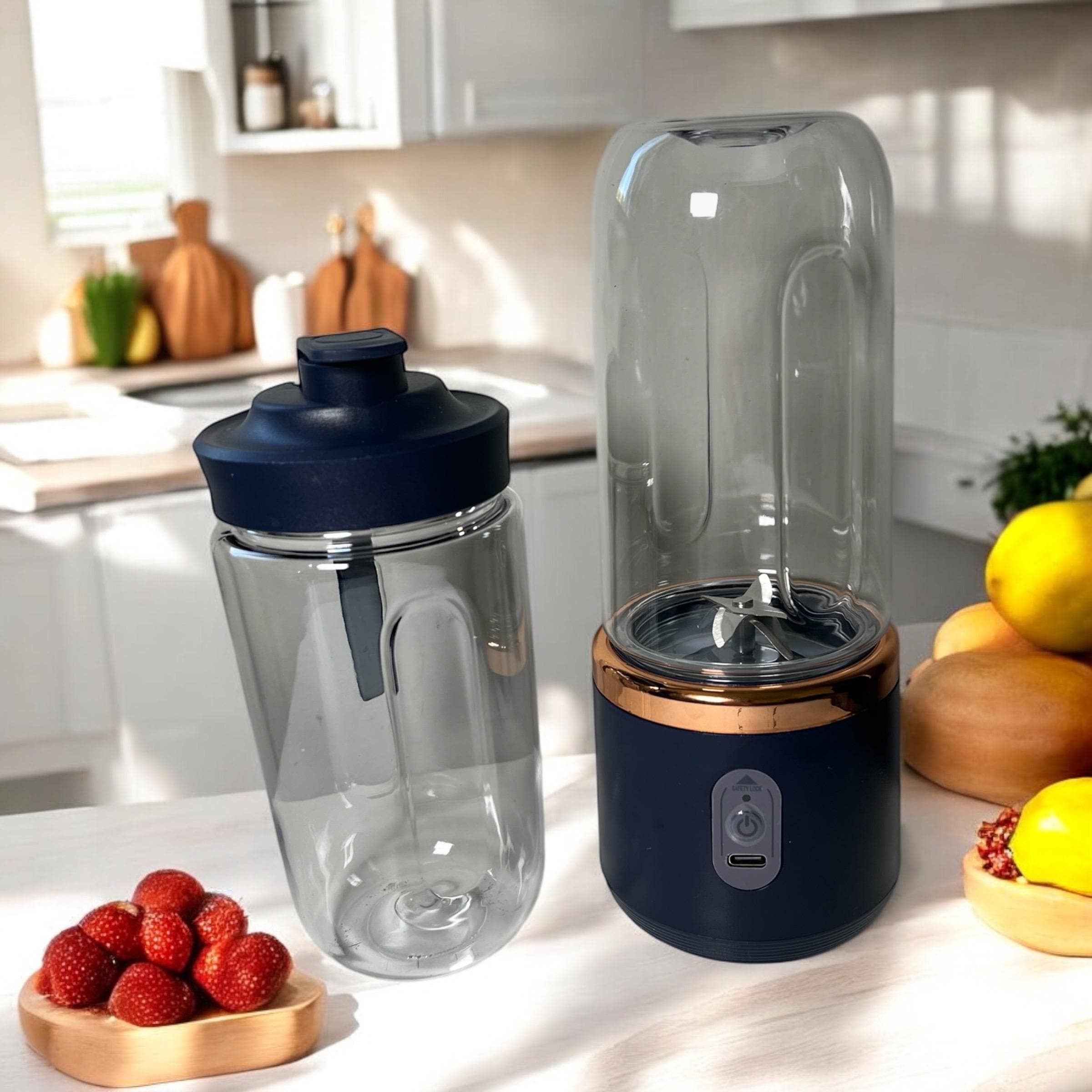 Electric Juice Maker Portable Blender Smoothie Mini Juicer Fruit ...