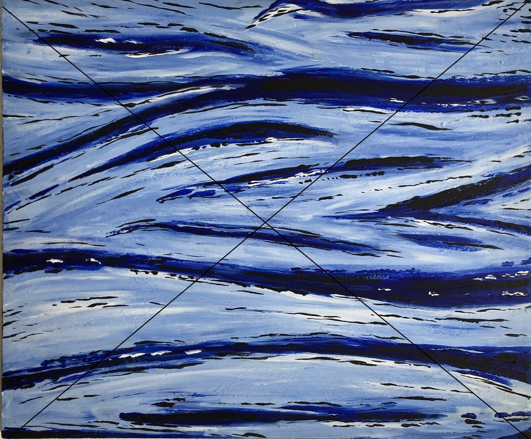 Blue Abstract Art Print, Abstract Art, Abstract Art Print, Contemporary ...