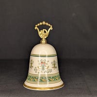 Vintage Cottage Rose Bell, Bone China Made in Taiwan, White, Roses - Etsy