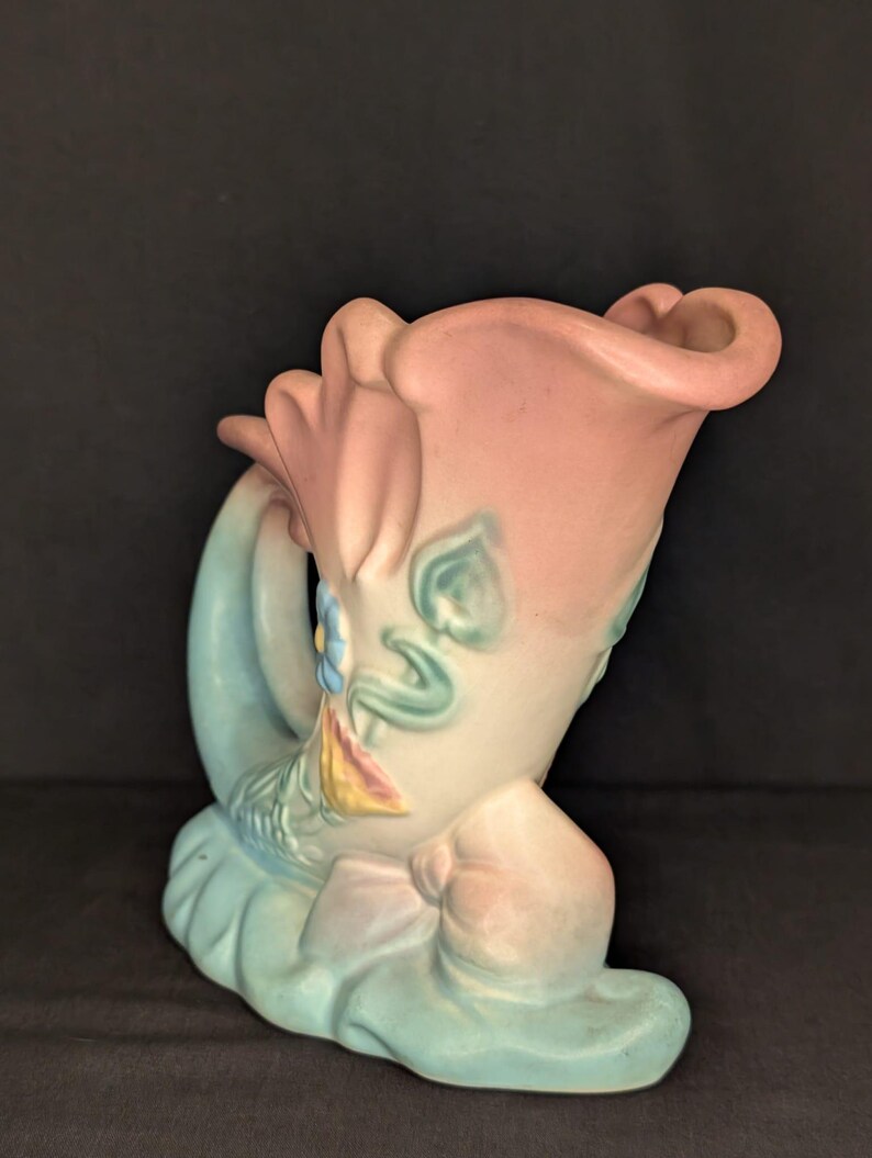 Vintage Hull Art USA Pastel Cornucopia Vase – 1940s Blossom Flite Style ...
