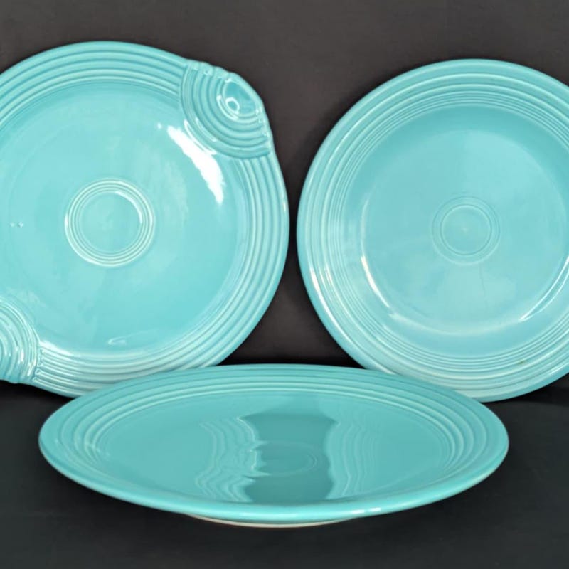Fiesta Cake Plate - Etsy