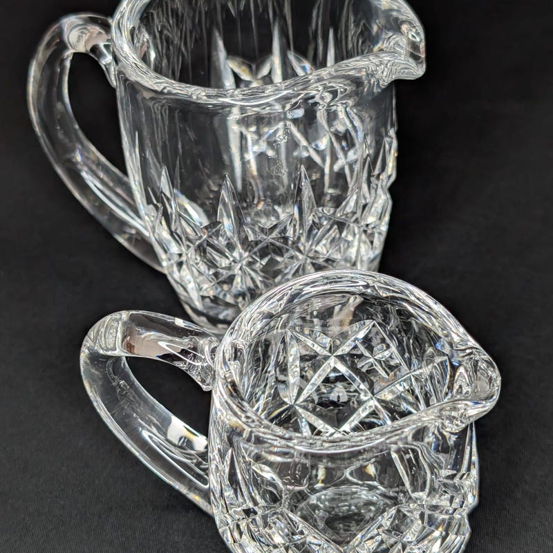 Lismore Waterford Creamer - Etsy