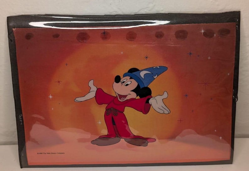 1988 Walt Disney Sericel – Mickey Mouse as Sorcerer’s Apprentice ...