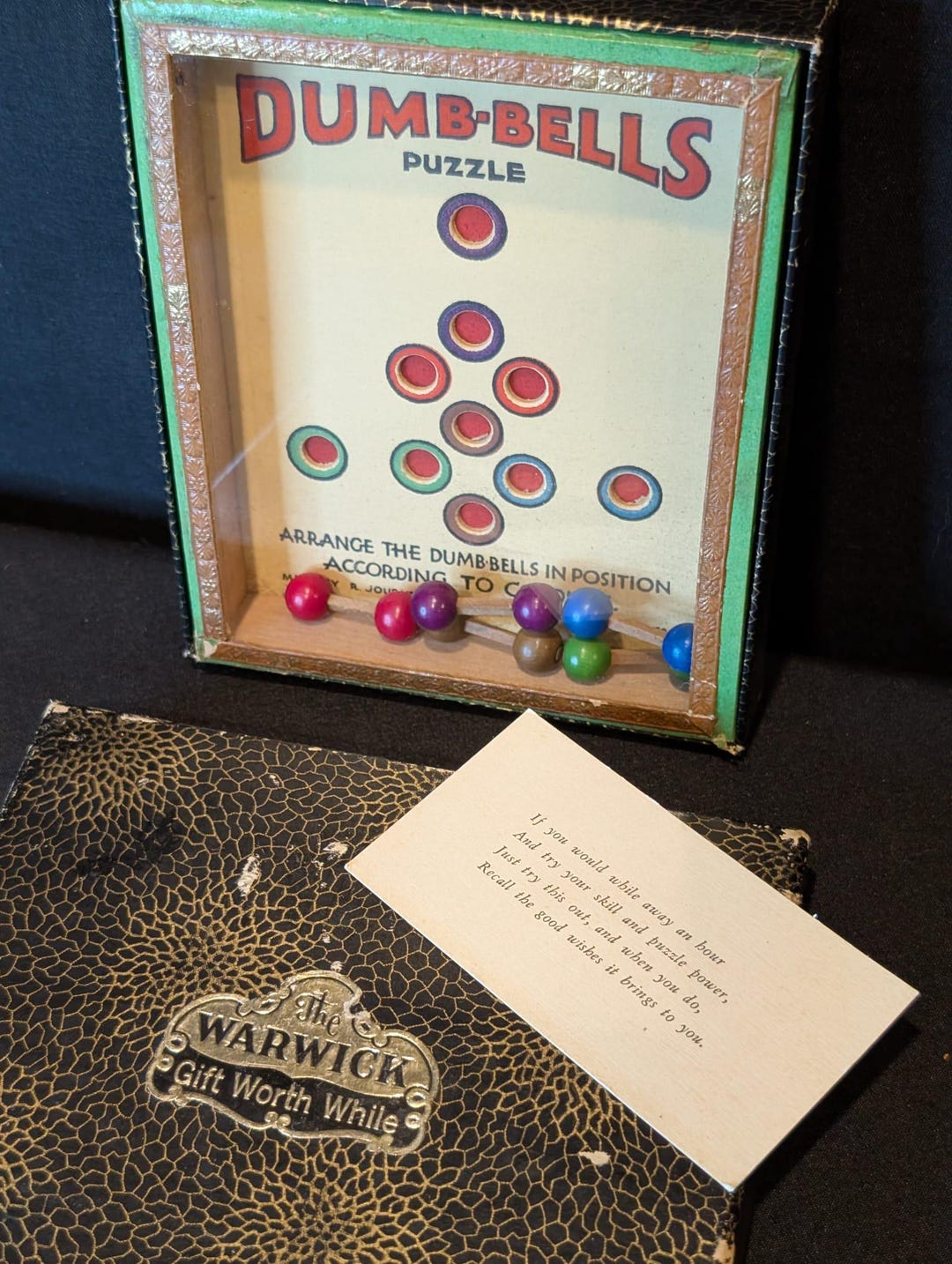 1930s Dumb-bells Maze Puzzle Game – Rare Vintage Brain Teaser - Etsy