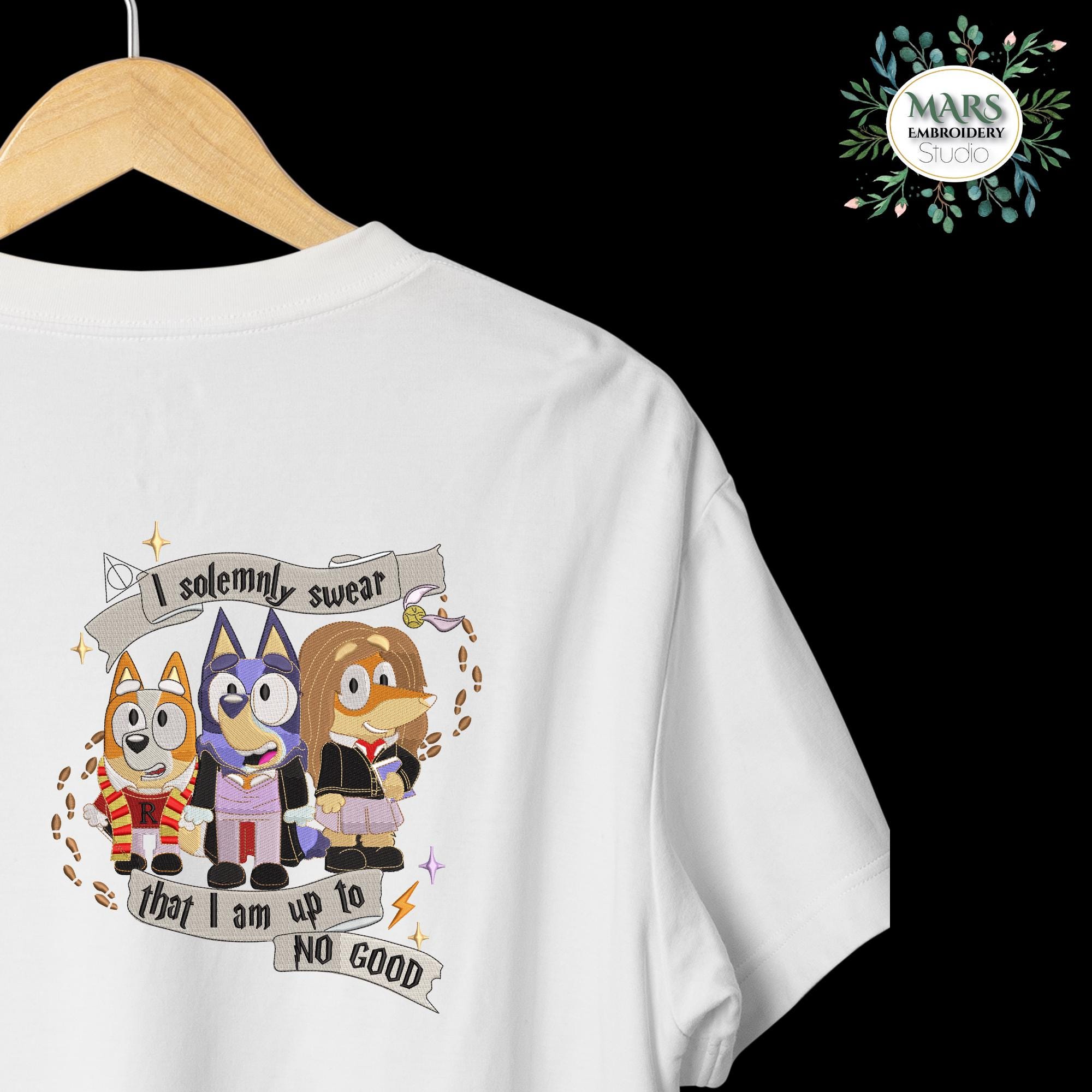 Bluey Party Embroidery Bundle , Bluey Potter Embroidery Designs , Bluey ...