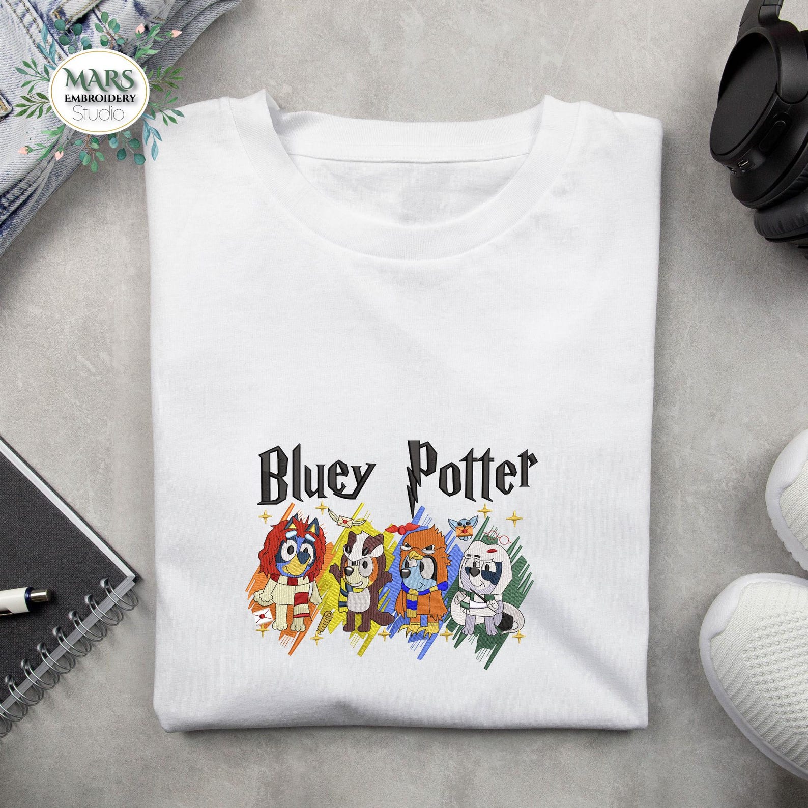 Bluey Potter Embroidery Design , Bluey Potter Design , Bluey Party ...