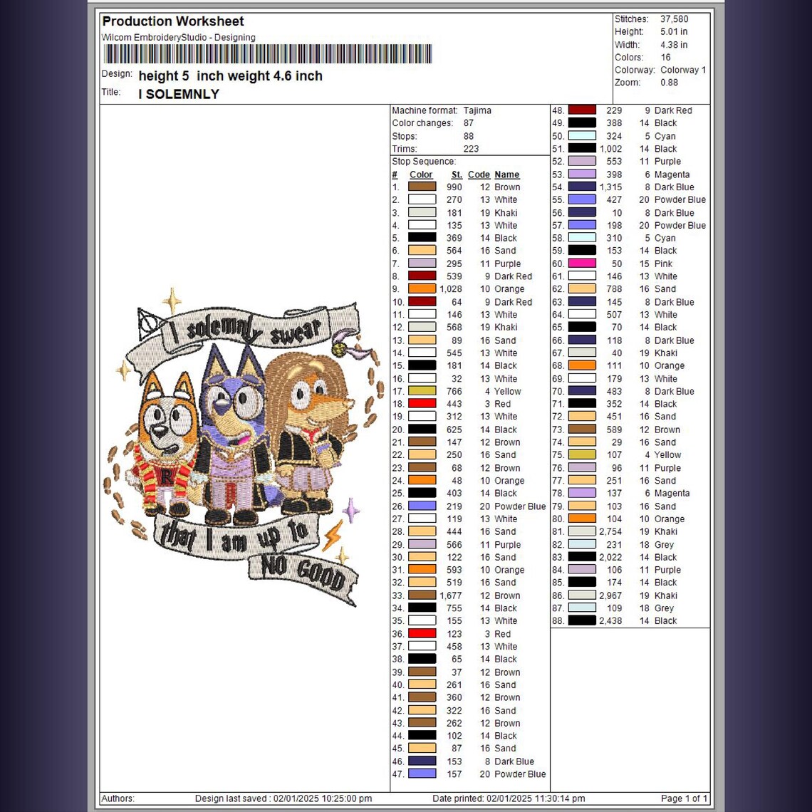 Bluey Party Embroidery Design File, Bluey Party Design, Bluey Party ...