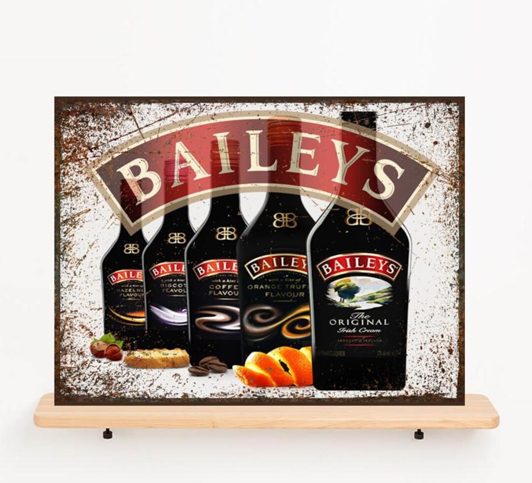 Baileys Irish Cream 20x15cm Metal Wall Sign Man Cave Home Bar Garage ...
