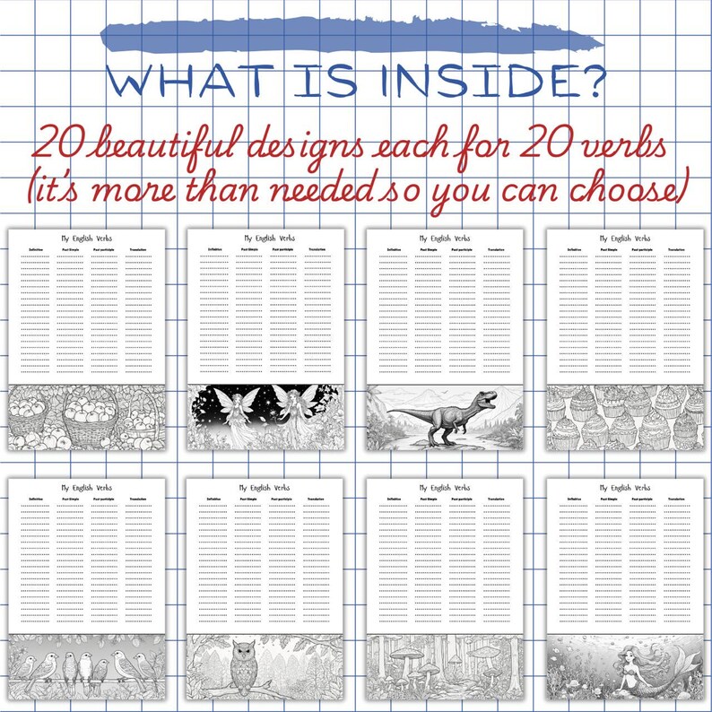 My English Verbs. Irregular Verbs Write Down Activity Printable Digital ...