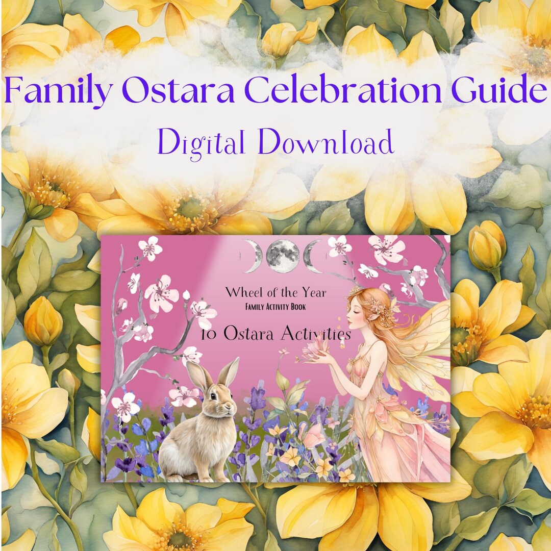 10 Ostara Activities. Digital Printable Download. Family Activity Pages ...