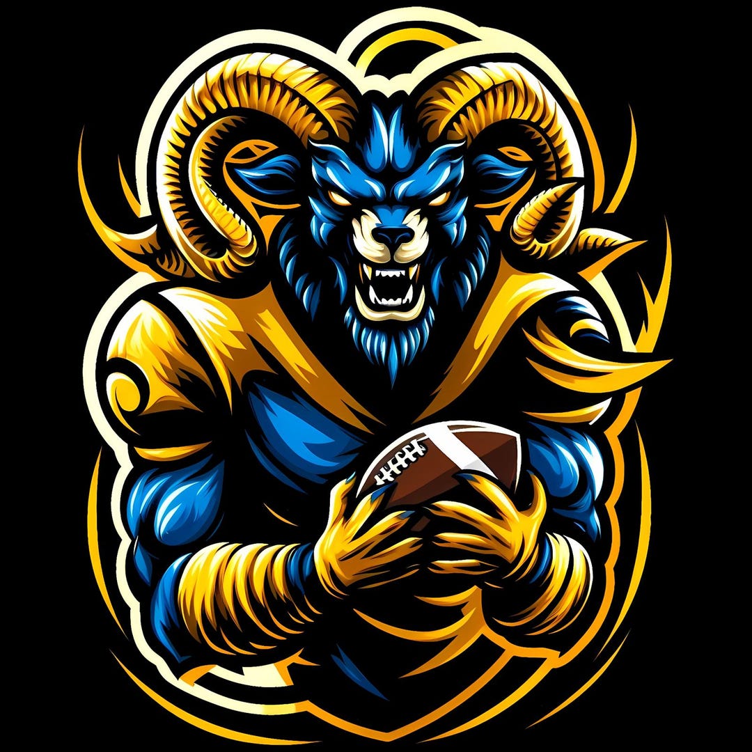 Los Angeles Rams Football Team Graphic T-shirt - Design 3 - Etsy