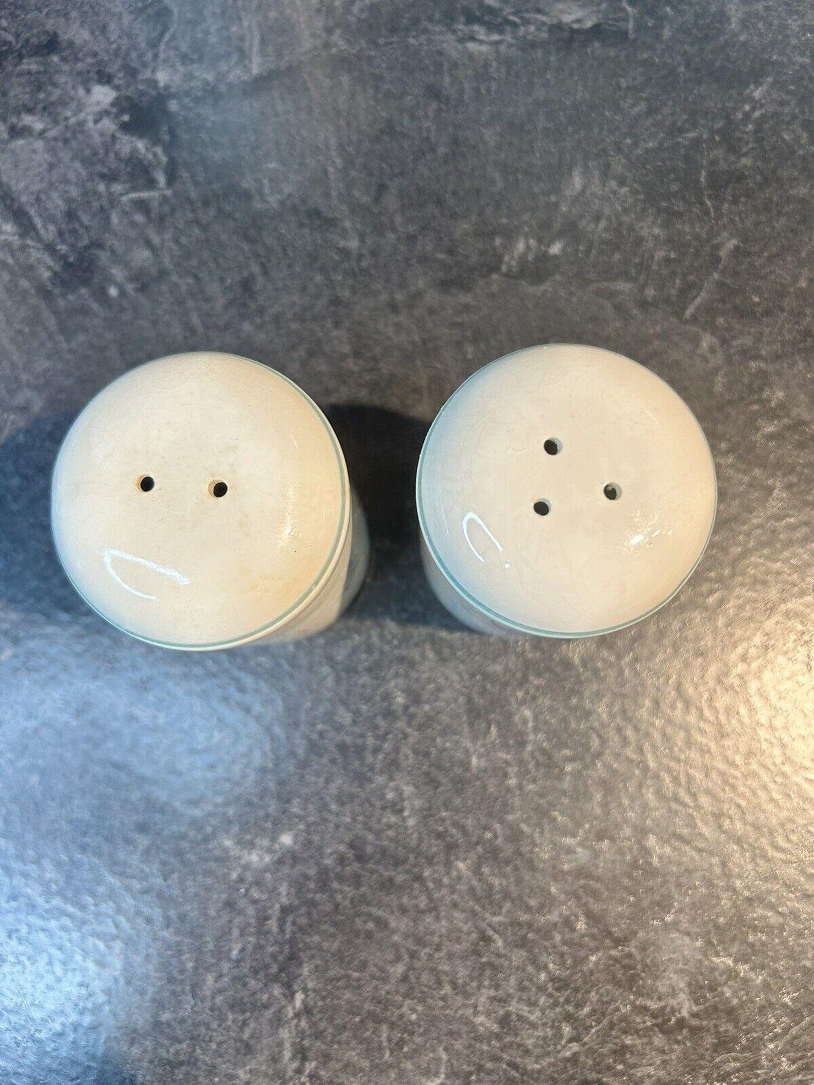 Cottage Core Grandmacore Japan 2 Piece Porcelain Spice Jars Lavender ...