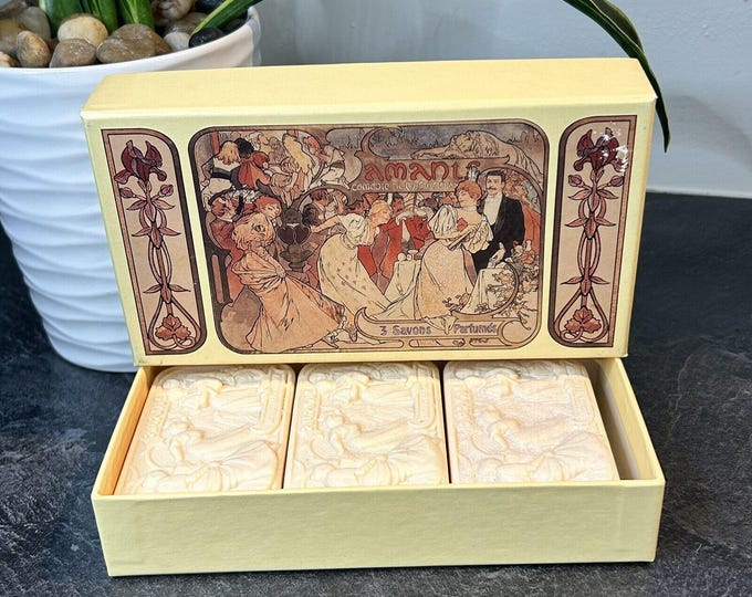 ATHENA’S Handmade ITALIAN Luxury Perfume Soaps New in Box, 3 Pc- 4.4oz ...